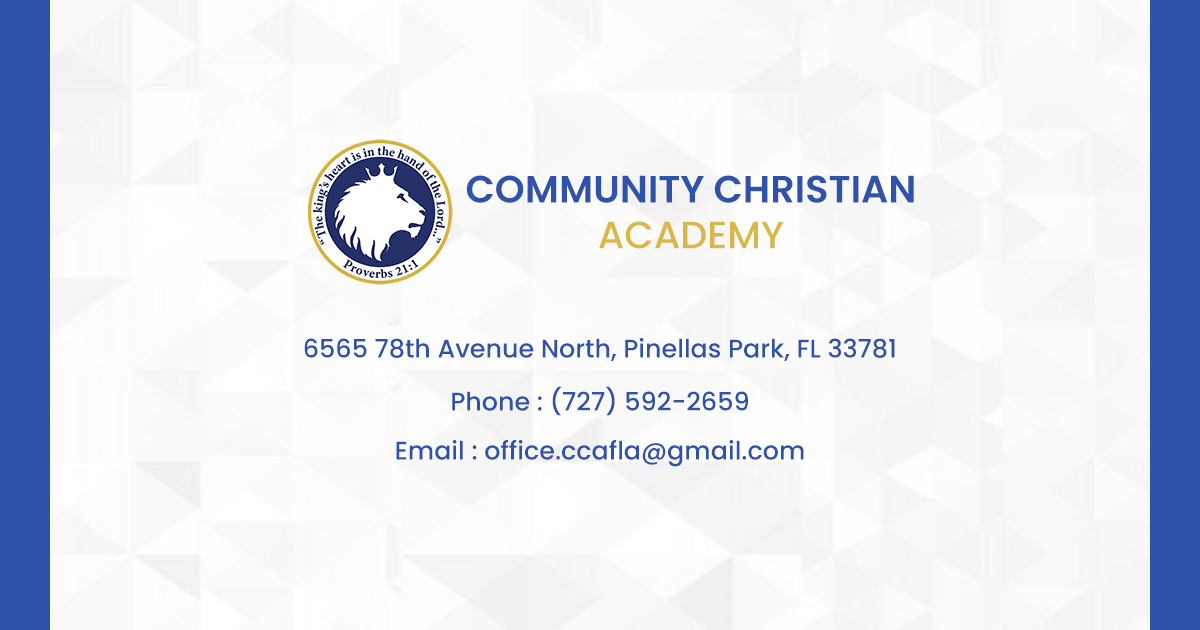 Home | Community Christian Academy